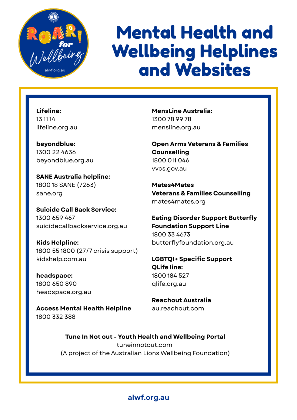 Coping With Traumatic Events | Australian Lions Wellbeing Foundation